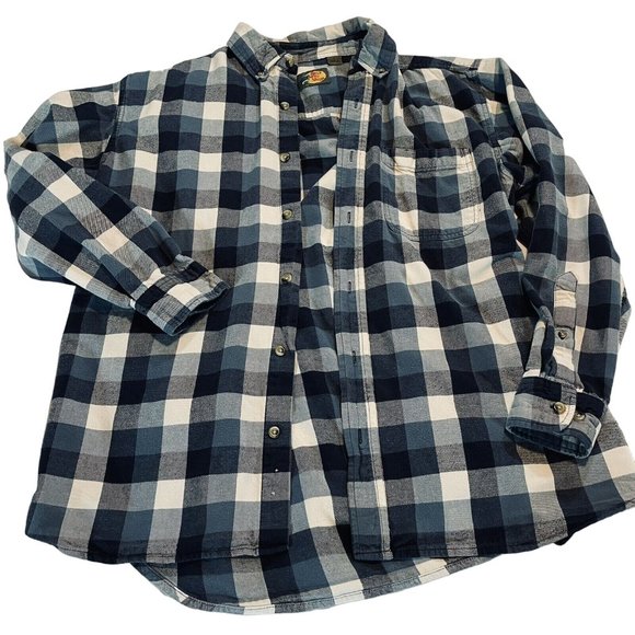 Bass Pro Shops | Shirts | Bass Pro Shops Flannel Shirt Mens Large Blue ...